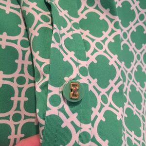 Charter Club | Tops | Charter Club Greencream Shirt | Poshmark